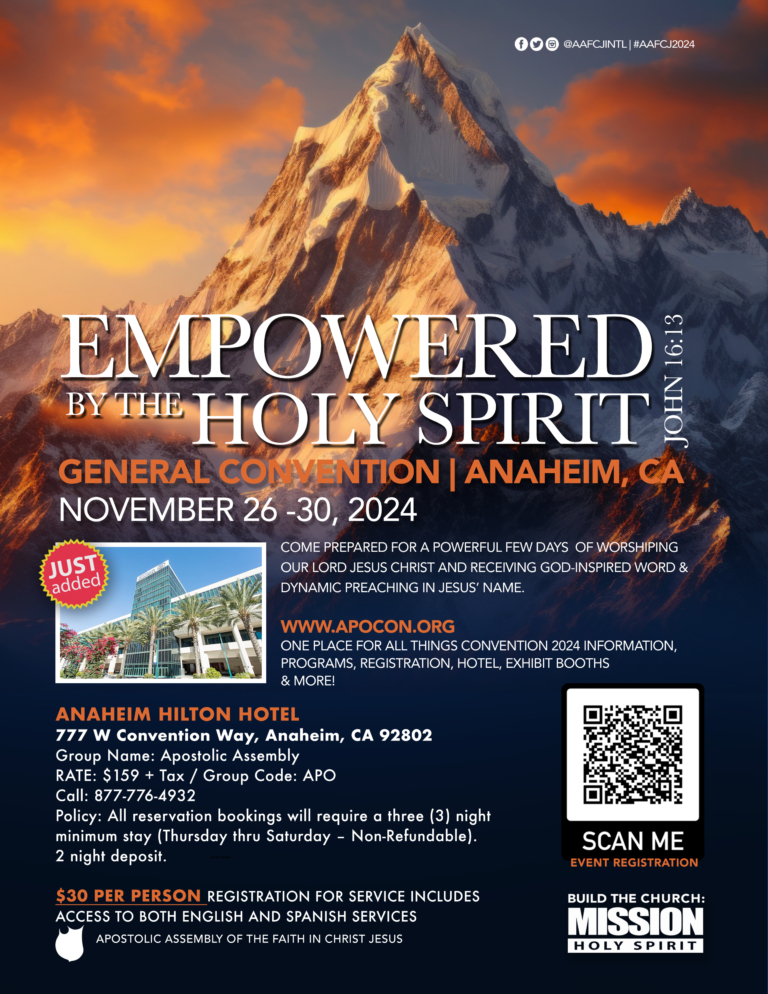 Convention Graphics for Download - Apostolic Assembly Conventions